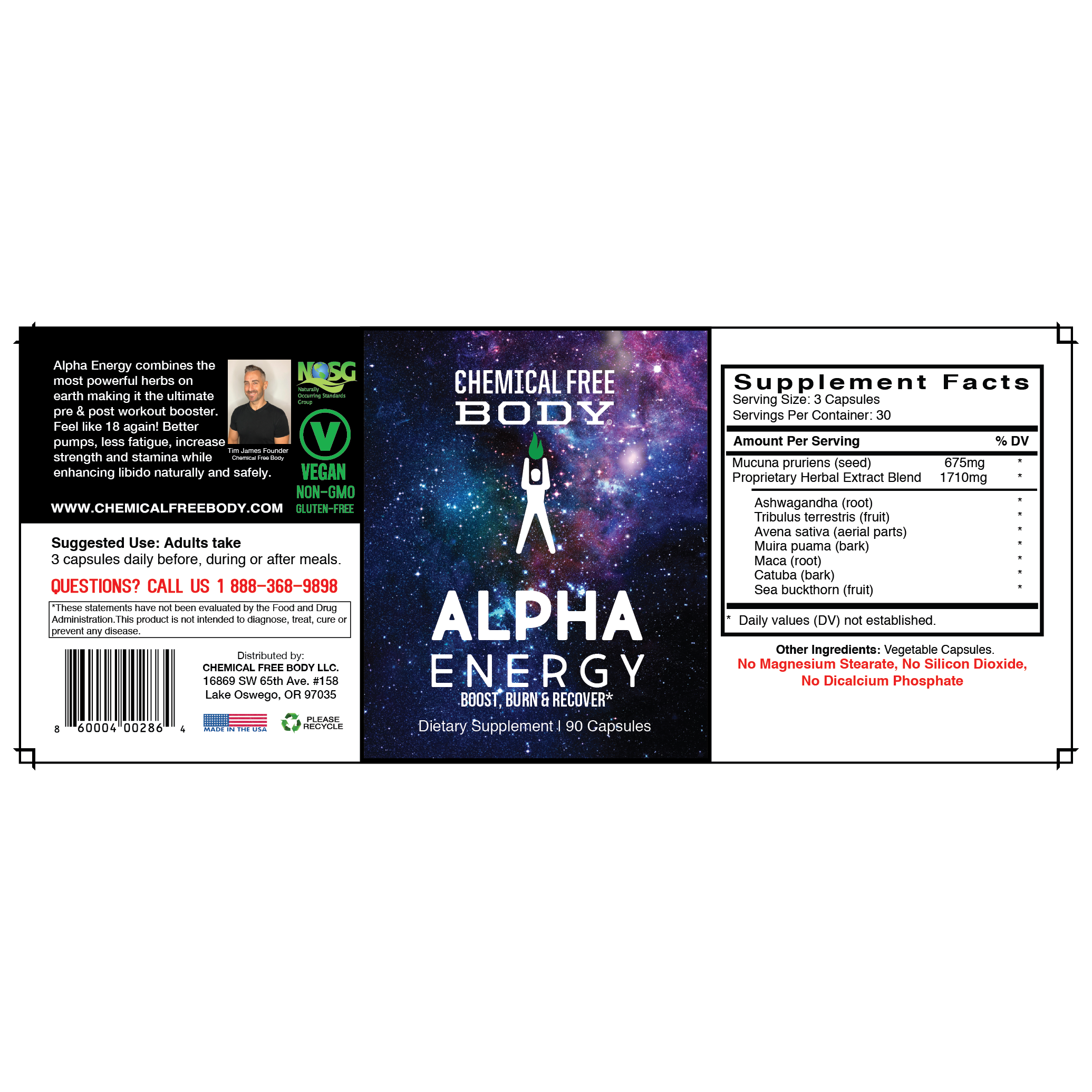 ALPHA ENERGY – Chemical Free Body