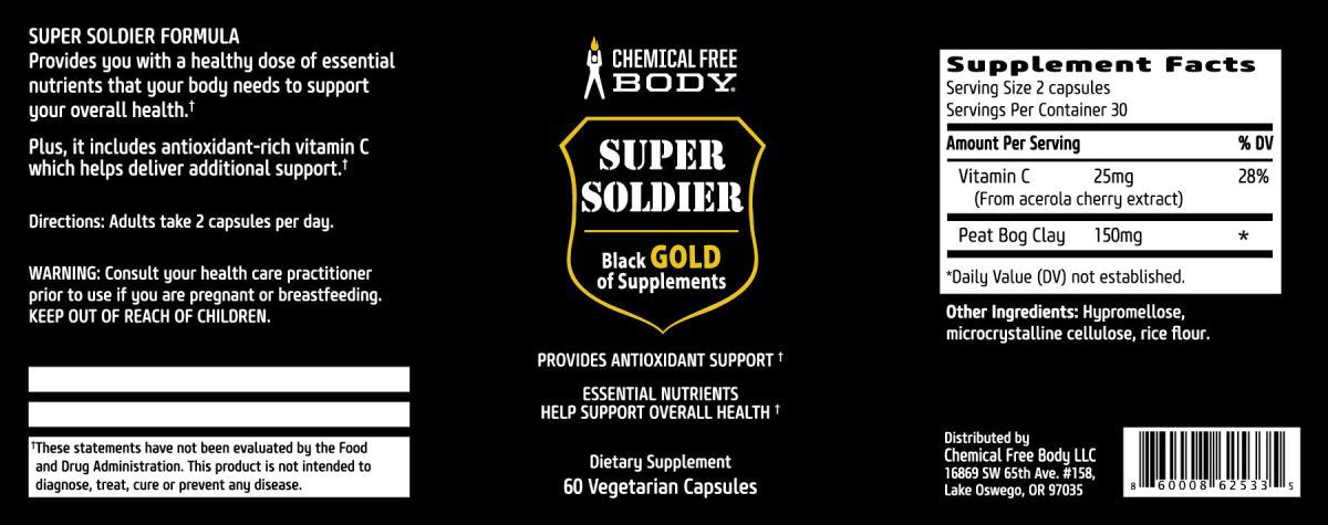 SUPER SOLDIER – Chemical Free Body